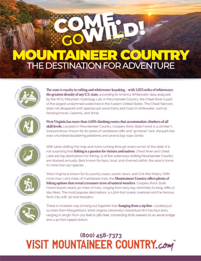 Media Downloads - Visit Mountaineer Country