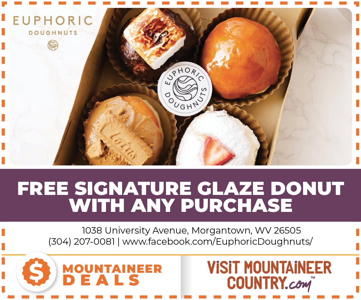 Euphoric Donuts - Visit Mountaineer Country