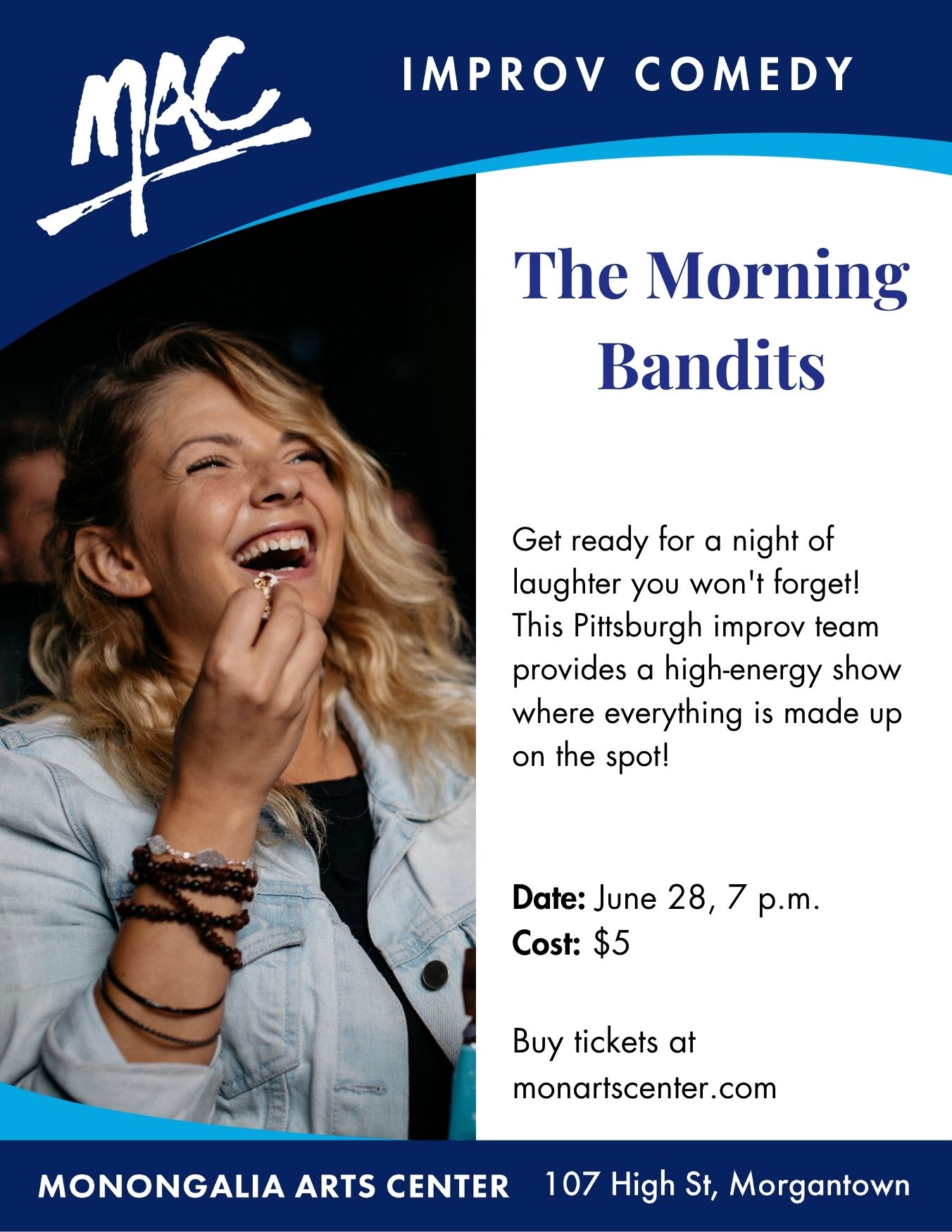 Improv Show: The Morning Bandits at the M.A.C. - Visit Mountaineer Country