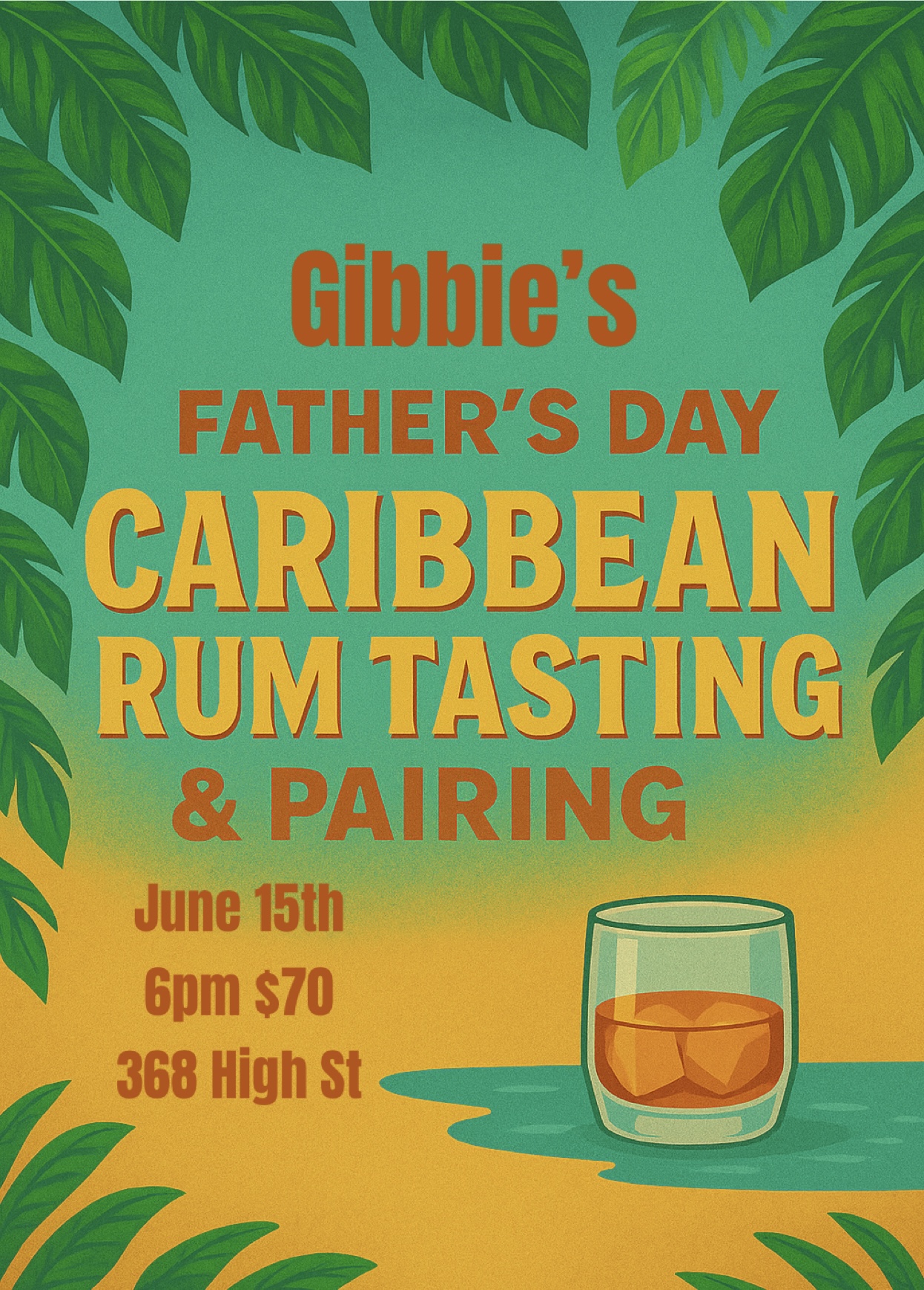 Caribbean Rum & Pairing at Gibbie’s - Visit Mountaineer Country