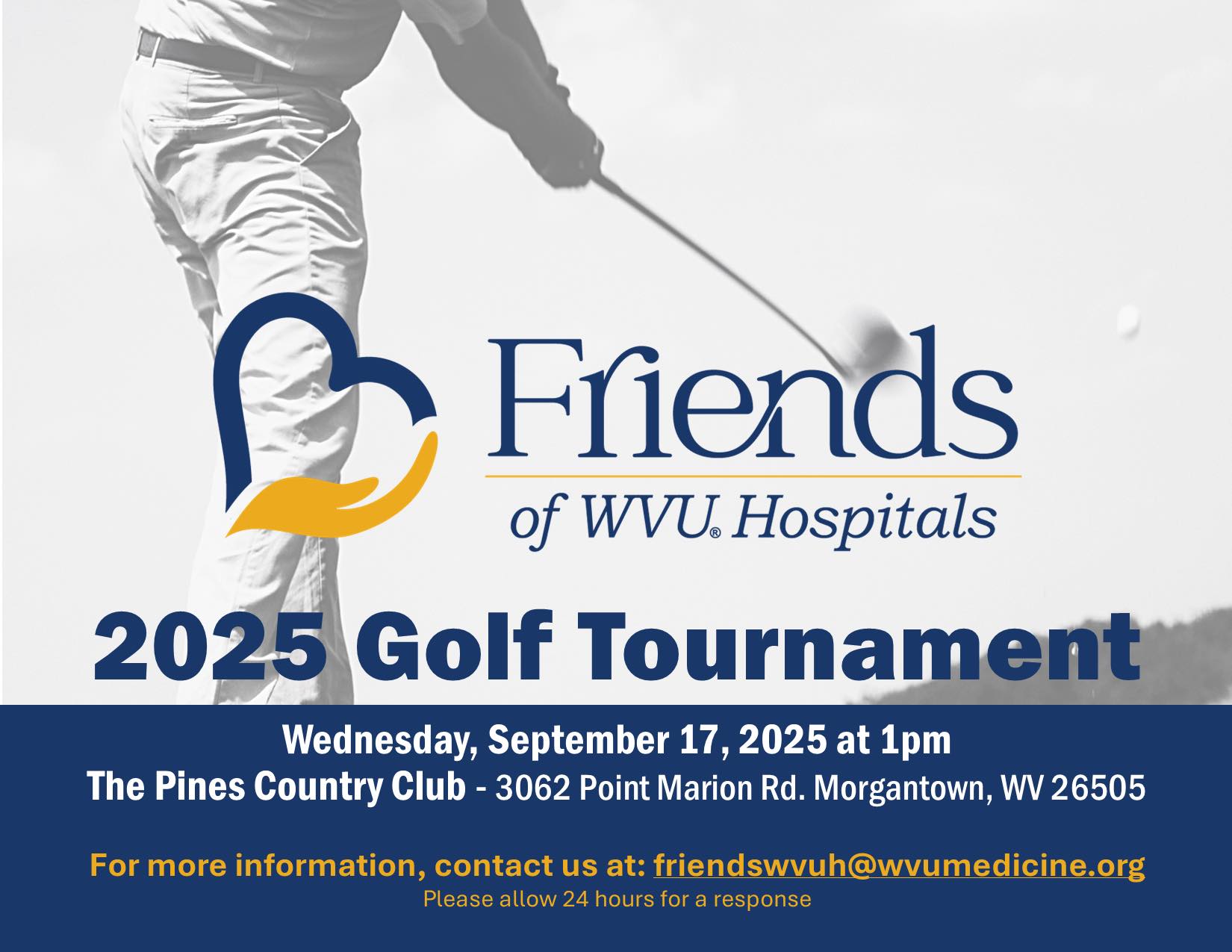 Friends of WVU Hospitals 2025 Golf Tournament - Visit Mountaineer Country