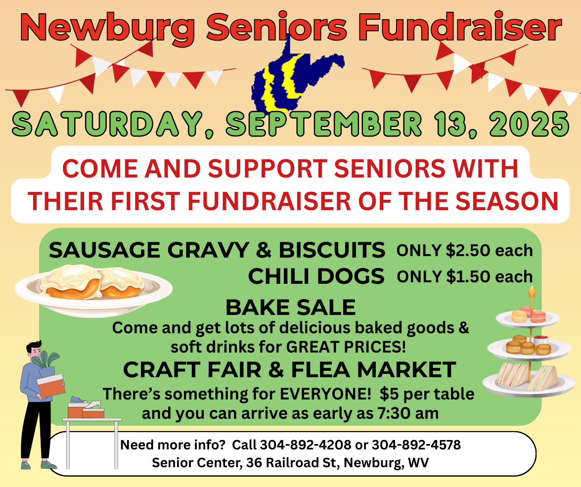 Newburg Seniors Fundraiser - Visit Mountaineer Country