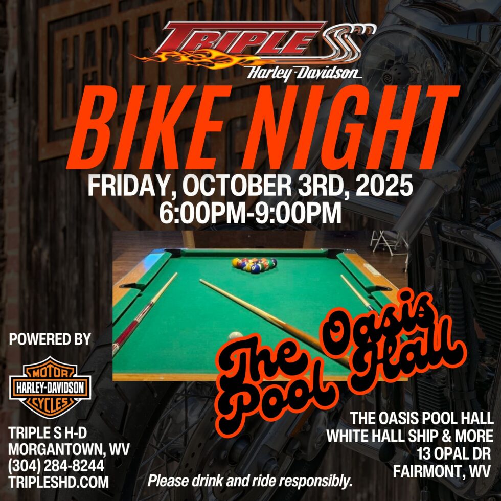 Bike Night at The Oasis Pool Hall - Visit Mountaineer Country