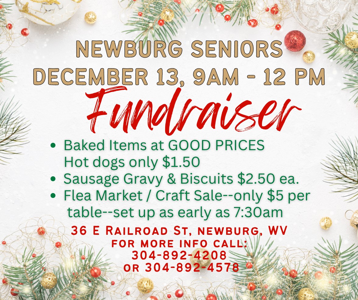 Newburg Seniors Fundraiser - Visit Mountaineer Country