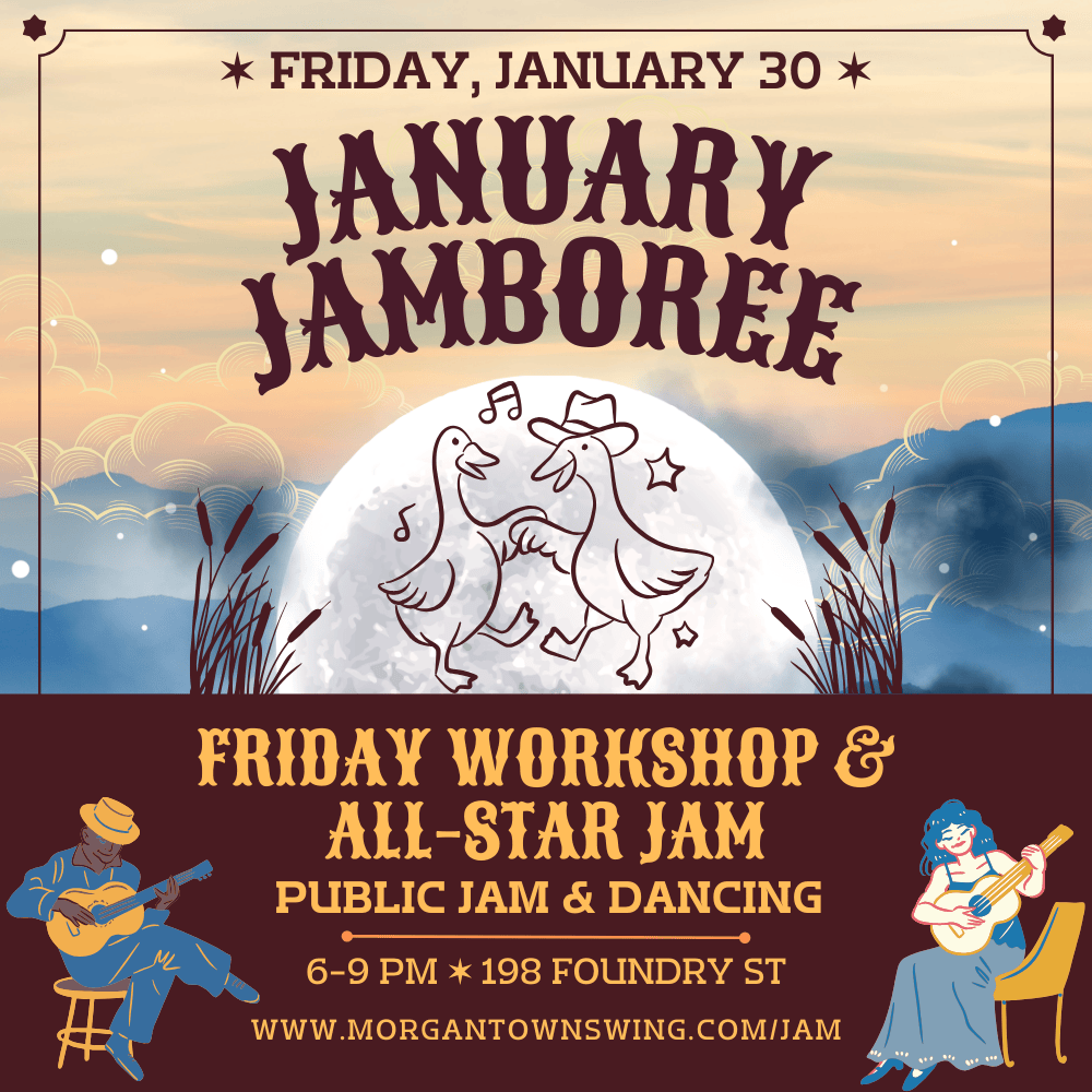 January Jamboree: Music Workshop & All-Star Jam - Visit Mountaineer Country